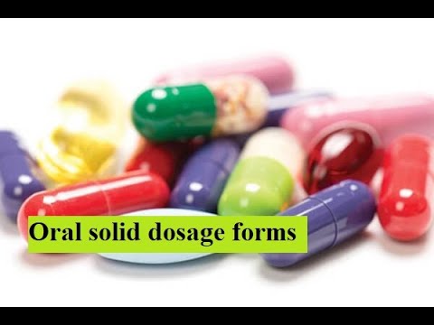 Oral solid dosage forms (OSD) #pharmaceuticals #drugindustry - YouTube