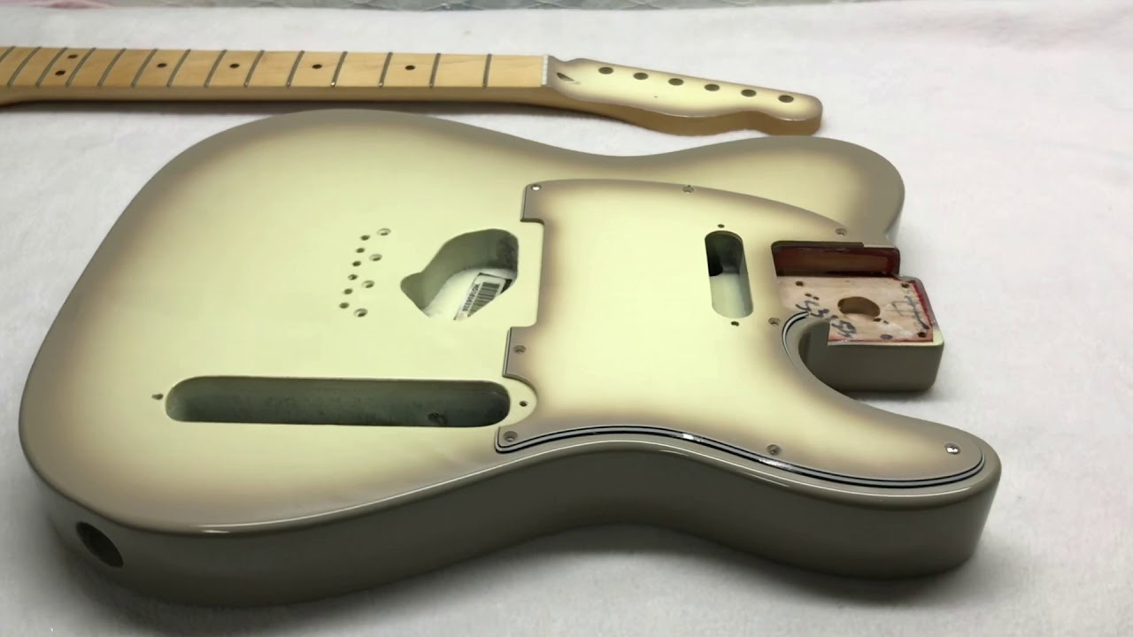 USA Fender Telecaster Antigua Burst Paint Job - Sims Custom Shop ...