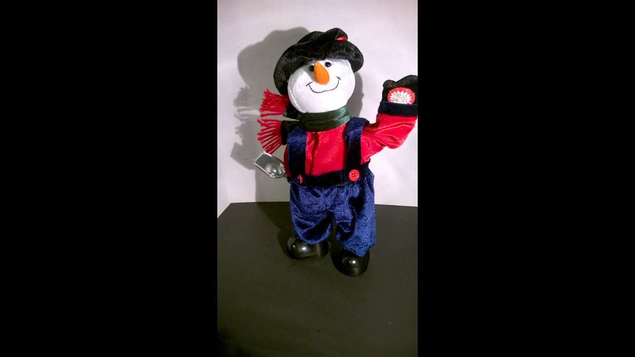Root'n Toot'n Farting Singing Dancing Snowman Sings Sleigh Ride DAN DEE ...