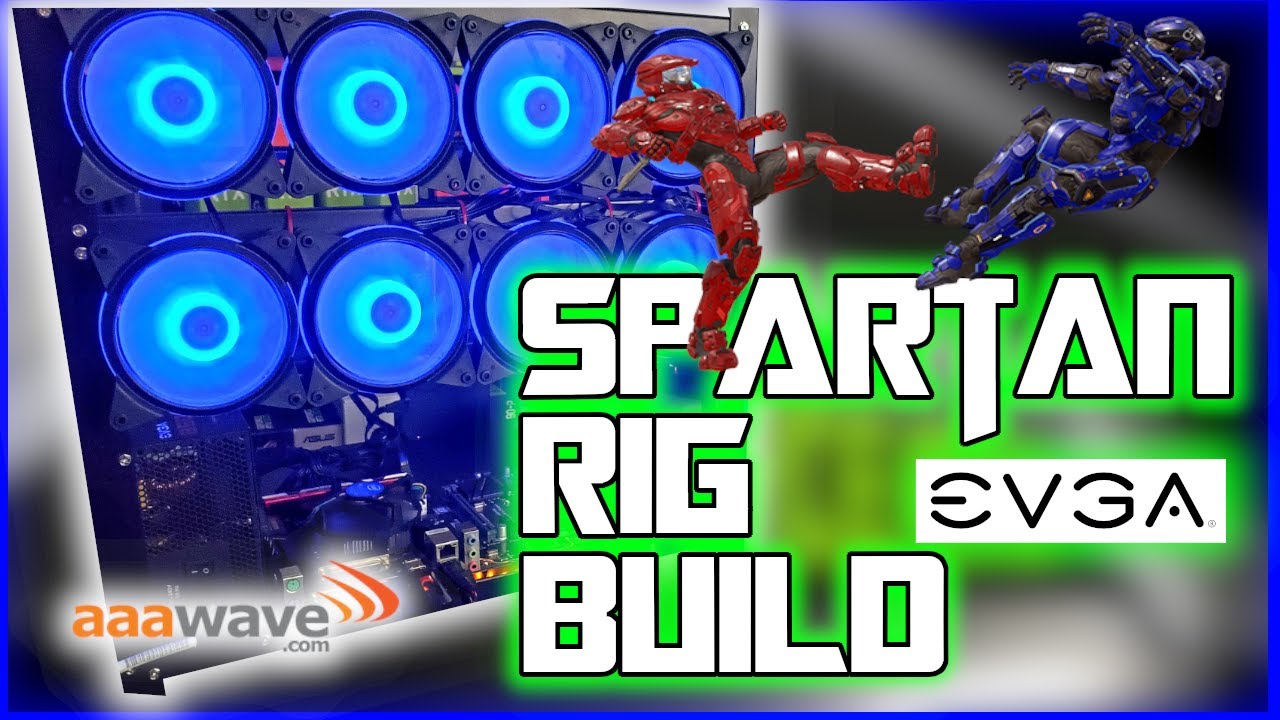 Halo Infinite Spartan Mining Rig Full Build | EVGA 9 x 2060 / 2070 ...