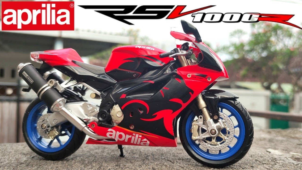 Review Diecast APRILIA RSV 1000R | Newray 1:12 Scale | Diecast ...