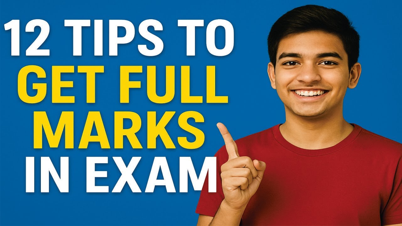 12 important tips to follow to get full marks in exams | How to get Good Marks in Exam - YouTube