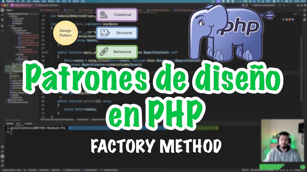 Factory Method | Patrones de diseño en PHP - YouTube
