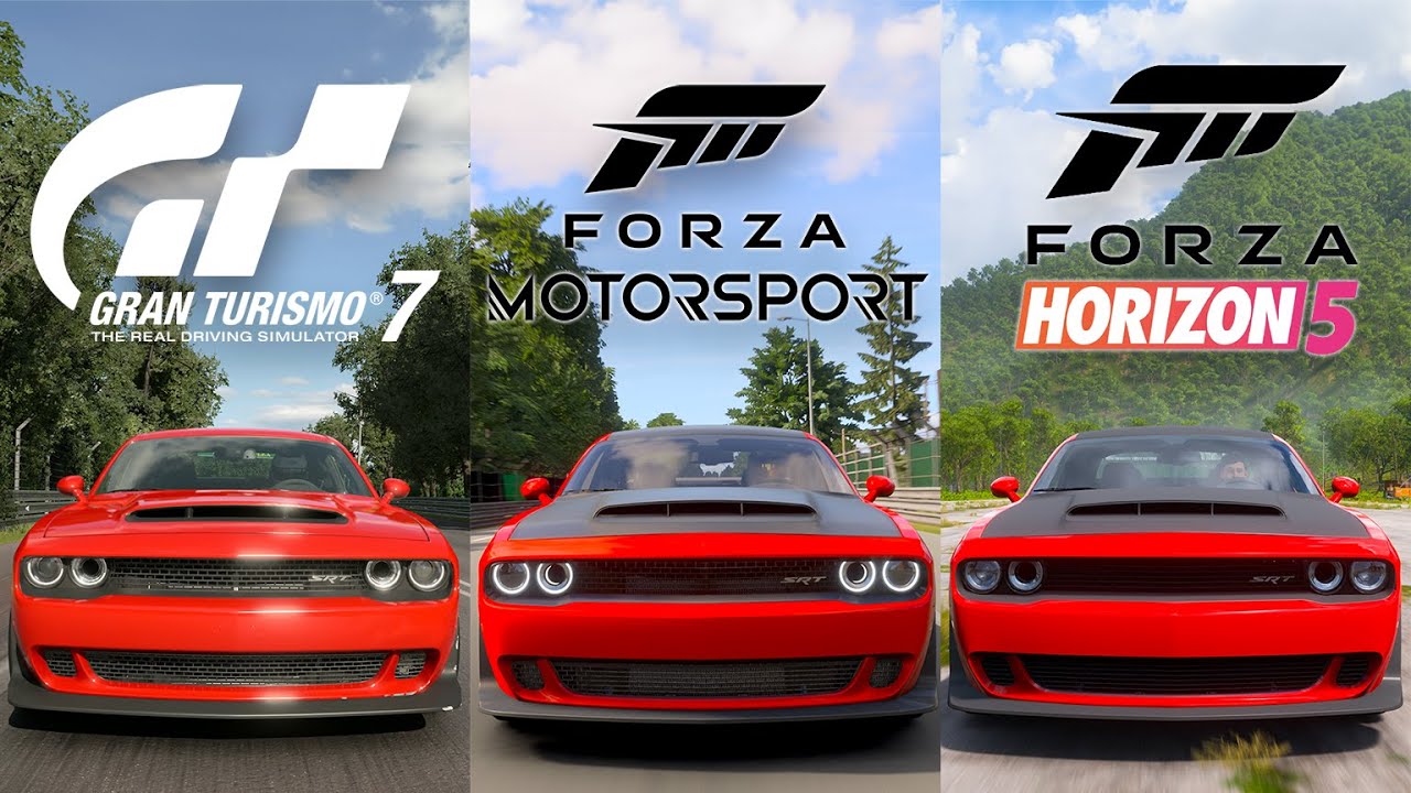Dodge Demon (Acceleration, Top Speed, Sound) Comparison | FH5 vs Forza ...