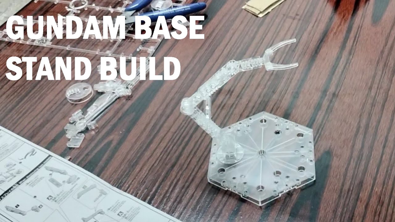 GUNDAM base stand build - YouTube