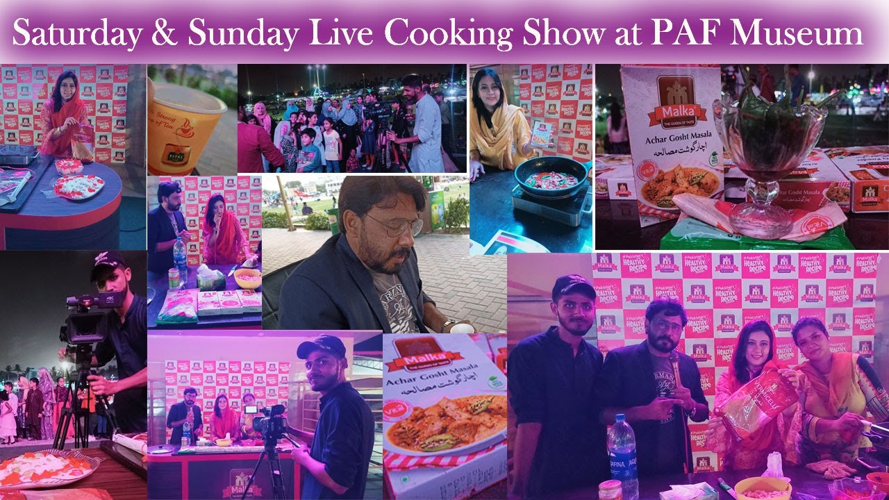 Saturday & Sunday live Cooking Show at PAF MUSEUM || turn your passion ...