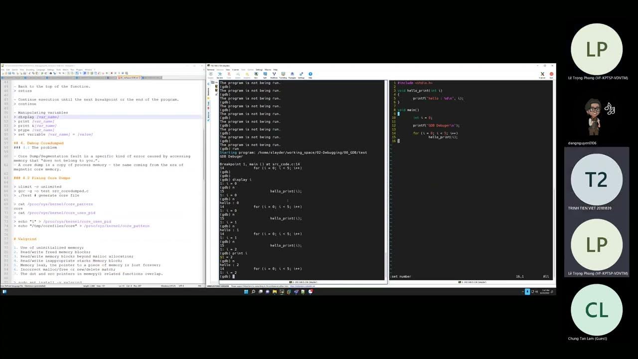 Bài 11. Debug Code Using Gdb, Valgrind, Strace - Linux Porting & Kernel - Beaglebone Black - YouTube