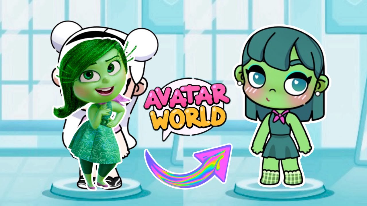 DISGUST 💚🍀INSIDE OUT 2 in AVATAR WORLD #avatarworld #trending # ...