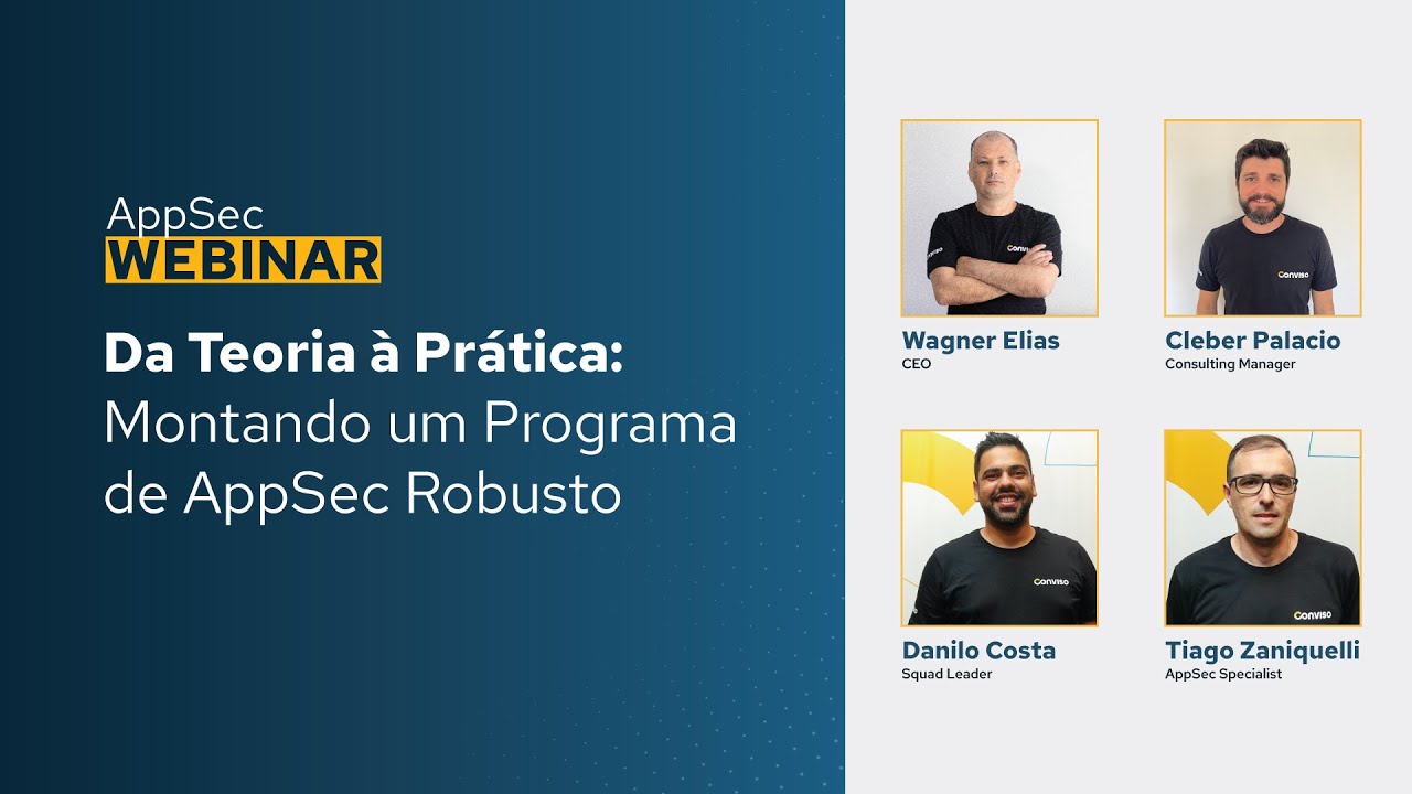 AppSec Webinar — Da Teoria à Prática - YouTube