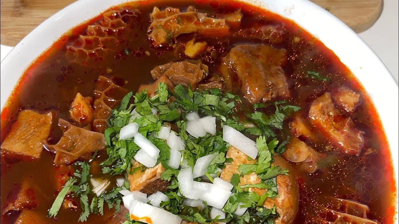 (RECETA) Menudo Pancita o Caldo de Mondongo de Res Mexicano 🇲🇽 con ...