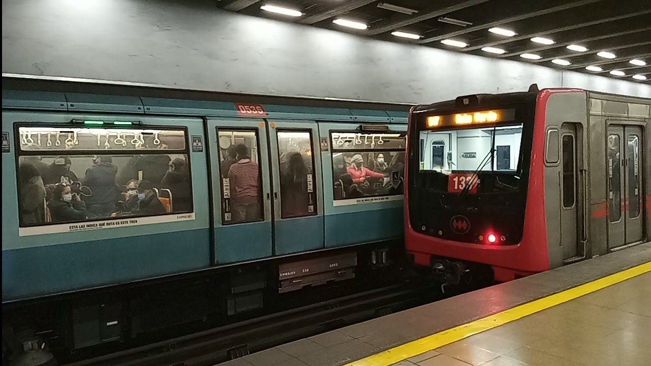 NS-16 y NS-93 en Irarrázaval. Línea 5 - YouTube