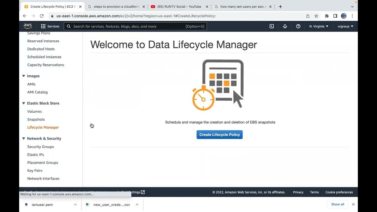 Create EC2 backups using data lifecycle manager #aws #ec2 #backup # ...