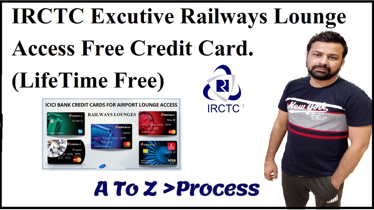 IRCTC Lounge Credit Card With Lifetime Free No Joing Charges - YouTube
