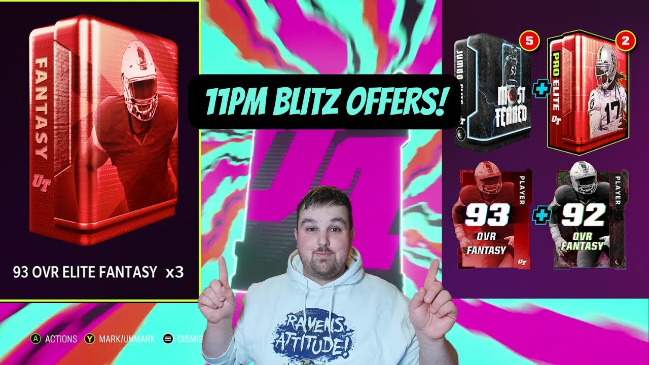 11PM BLITZ OFFERS! BLITZ MF PRO ELITE BUNDLE & 93 OVR ELITE FANTASY ...