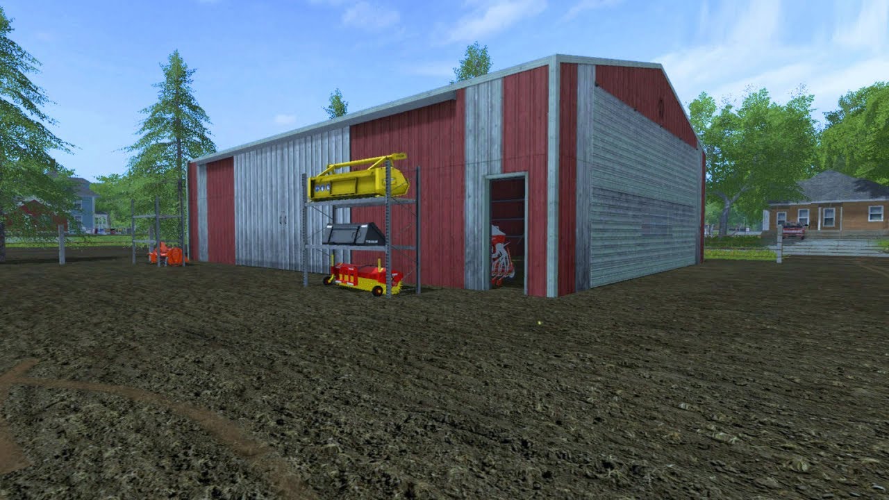 Farming Simulator 17 Live | Xbox One | Building & Setting Up Landscape ...