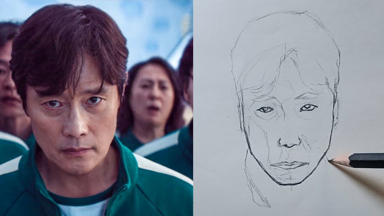 How to Draw Frontman from Squid game. #squidgame #frontman - YouTube
