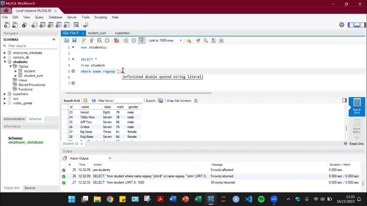 19 REGEXP Operator Made with Clipchamp - YouTube