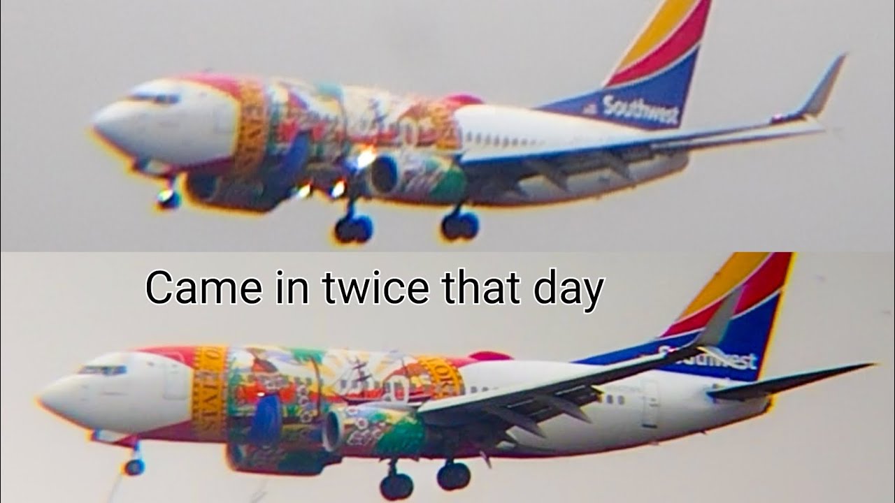 Southwest Airlines Boeing 737-7H4(SSWL) Landing in Minneapolis (Florida ...