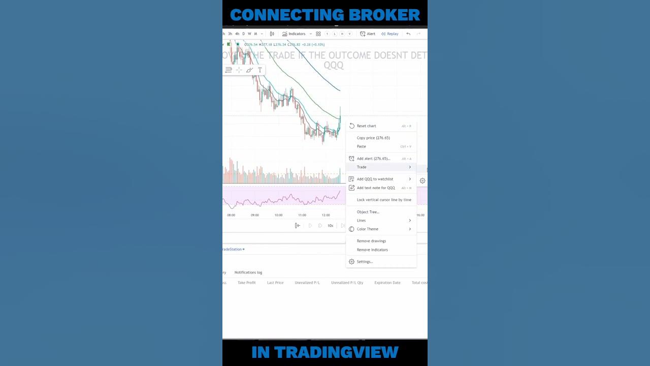 How to connect TradingView to your Broker #shorts - YouTube