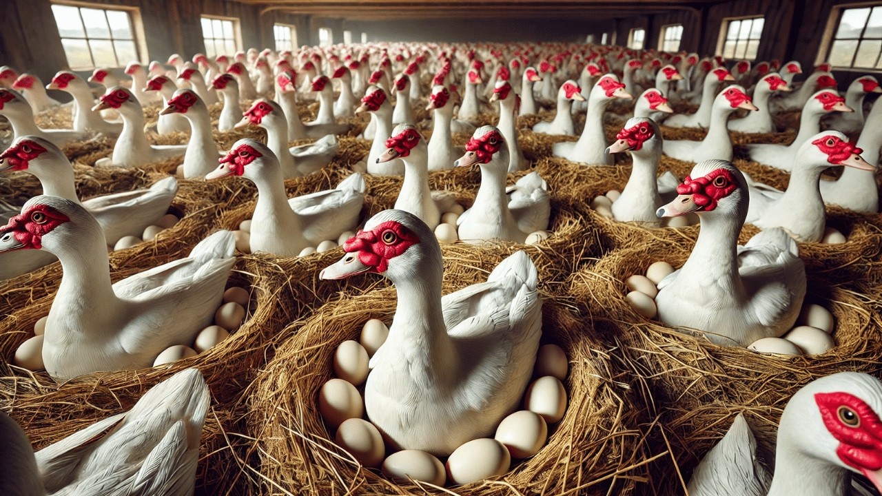 Amazing Muscovy Ducks Farm - Process of Raising Muscovy Ducks for Eggs ...