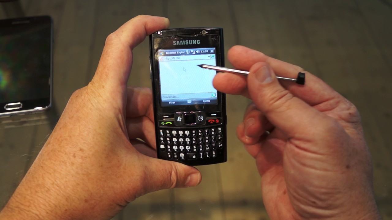 Samsung i780 Windows smartphone anno 2007 - YouTube