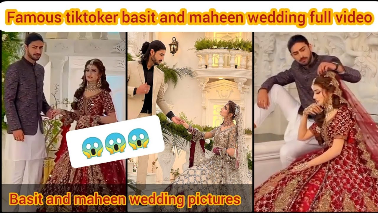 Famous tiktoker maheen obaid and basit rind wedding full video 👀💗 - YouTube