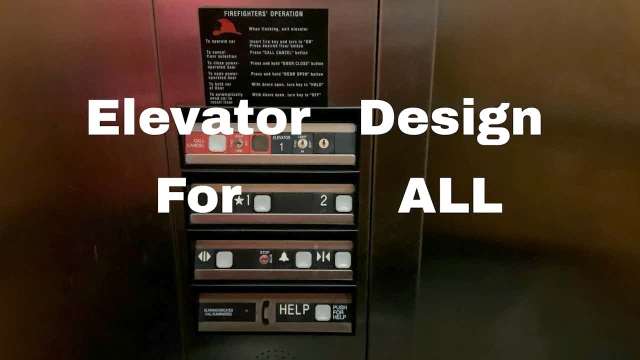 What a Tactile 5 Pointed Star On An Elevator Panel Means To a Blind ...