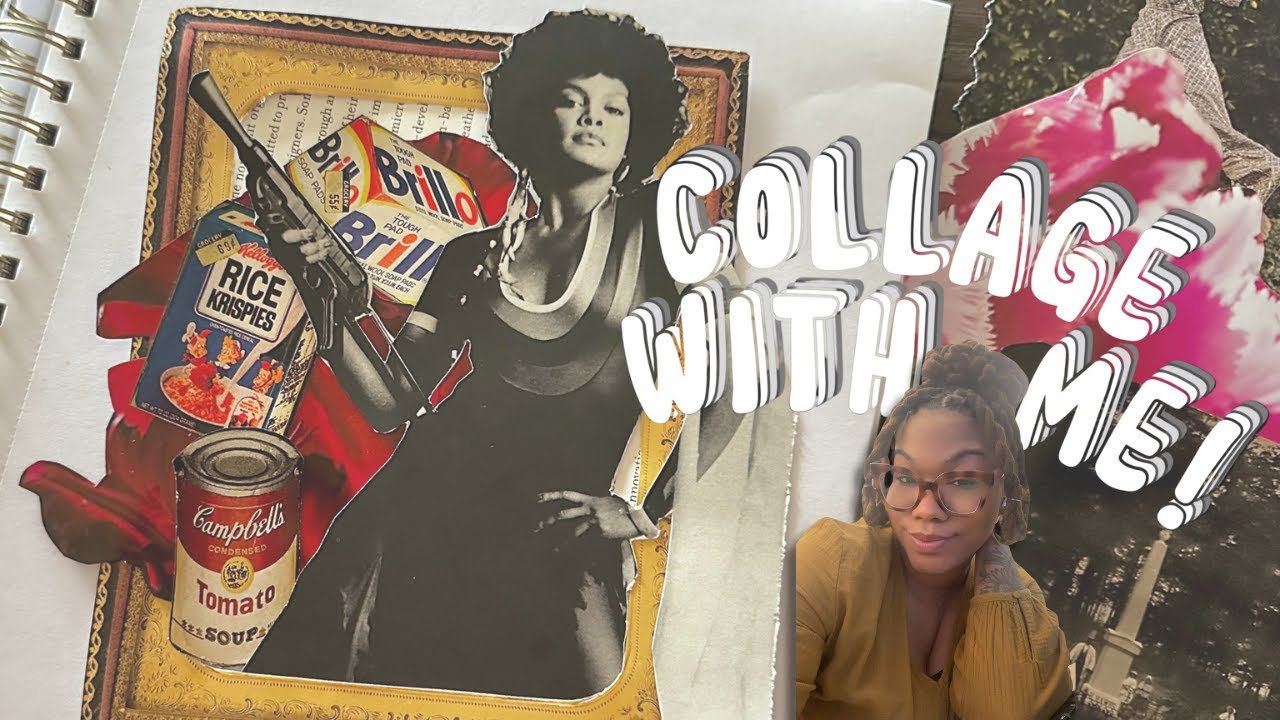 Collage with Me! +Vibe | How to Collage using Magazines - YouTube