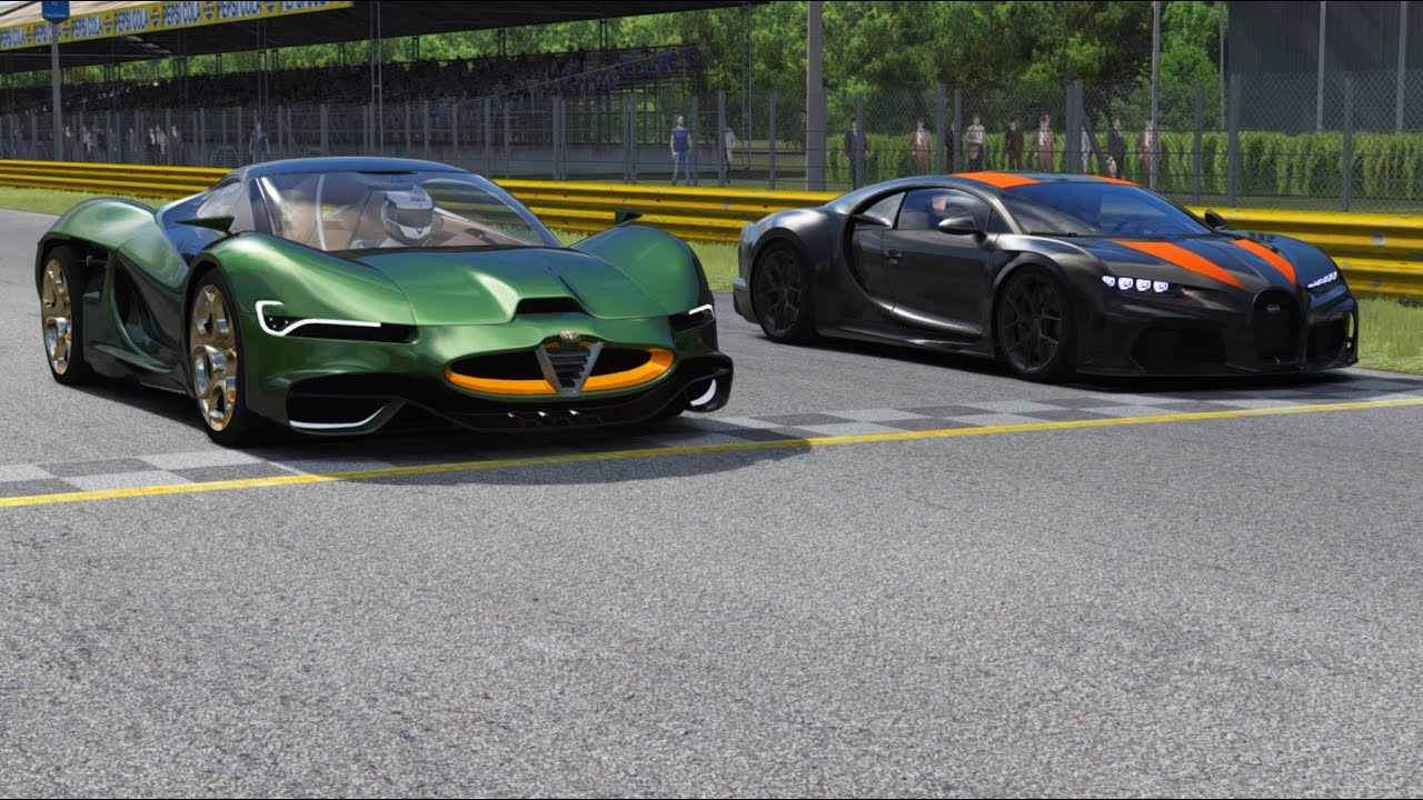 Alfa Romeo Furia vs Bugatti Chiron Super Sport 300+ at Monza Full ...