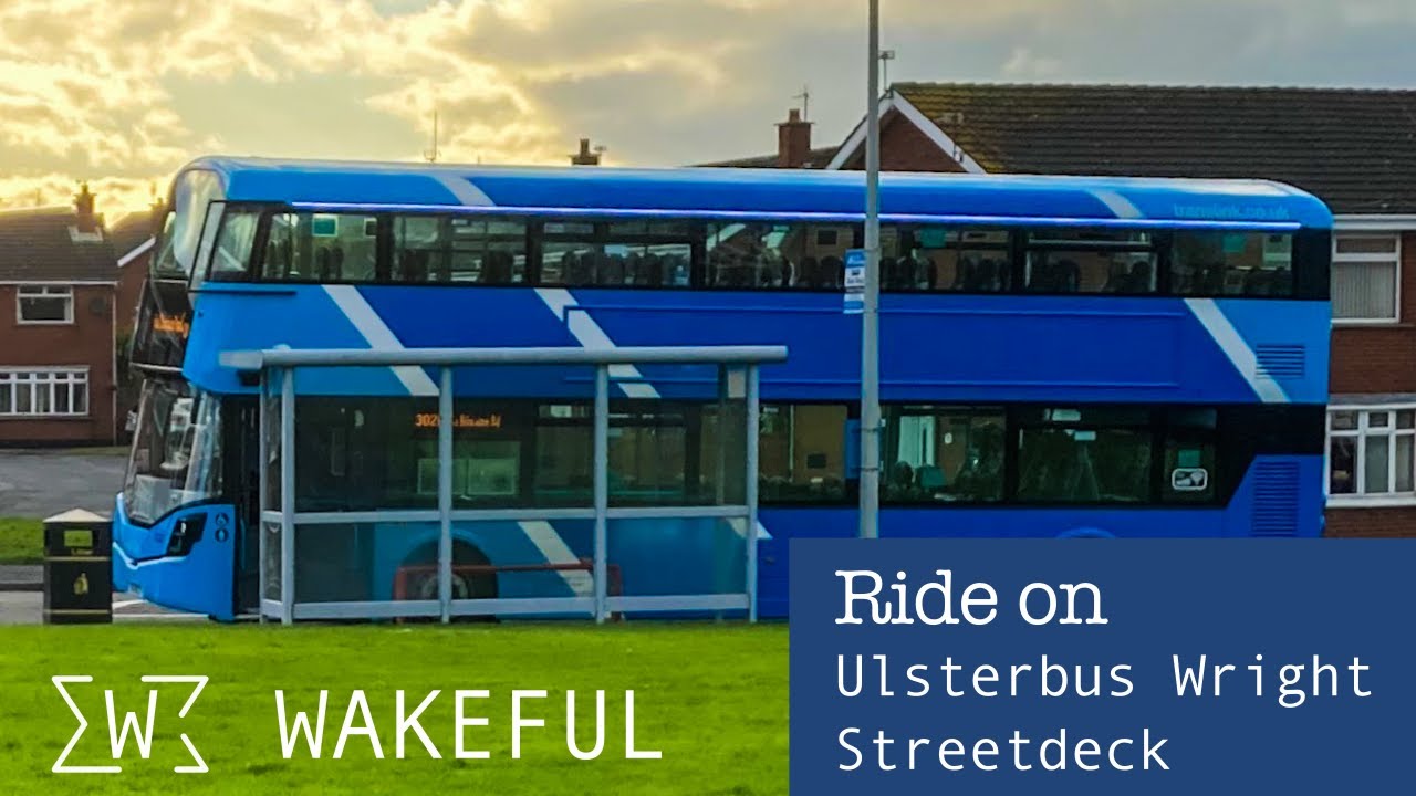 ***FIRST WEEK*** Ride on Ulsterbus Wright Streetdeck (3337) - YouTube