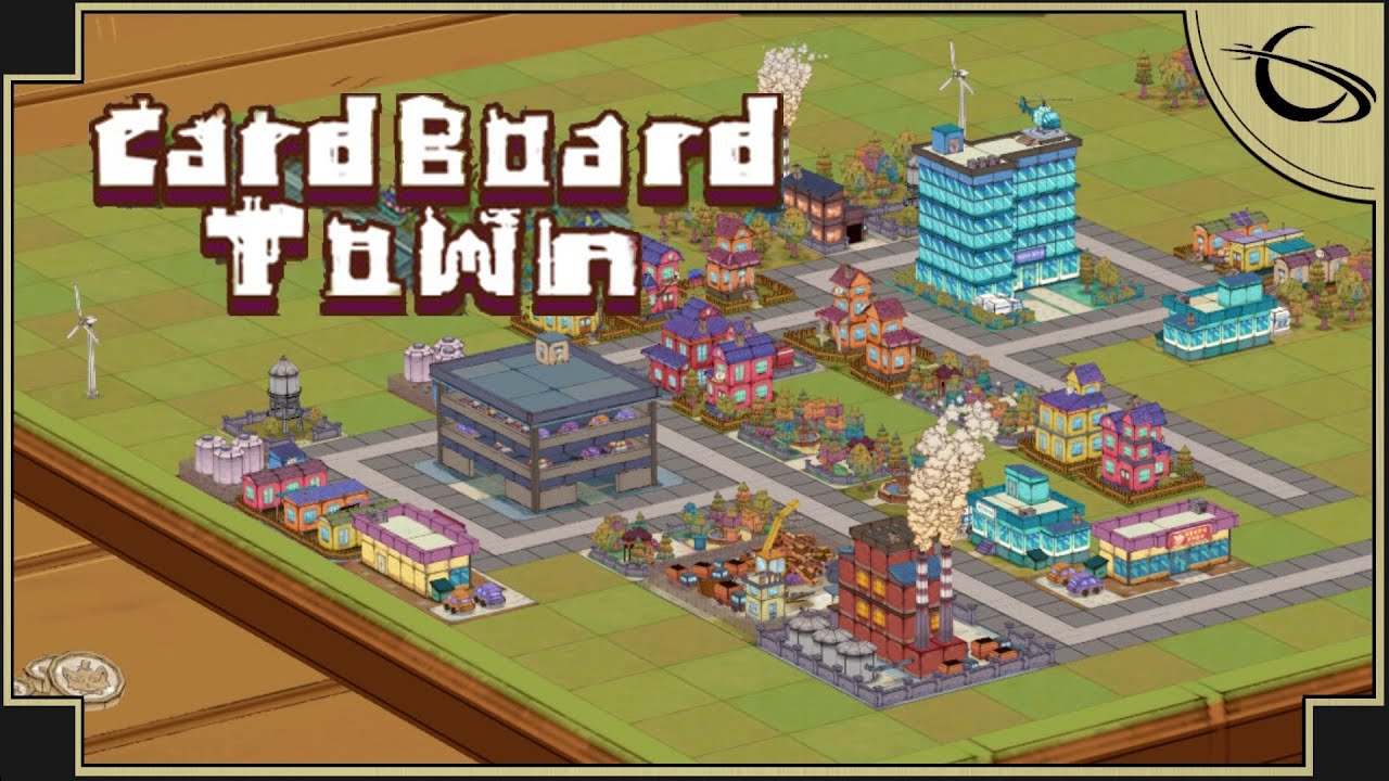 Cardboard Town - (Miniature City Builder) - YouTube