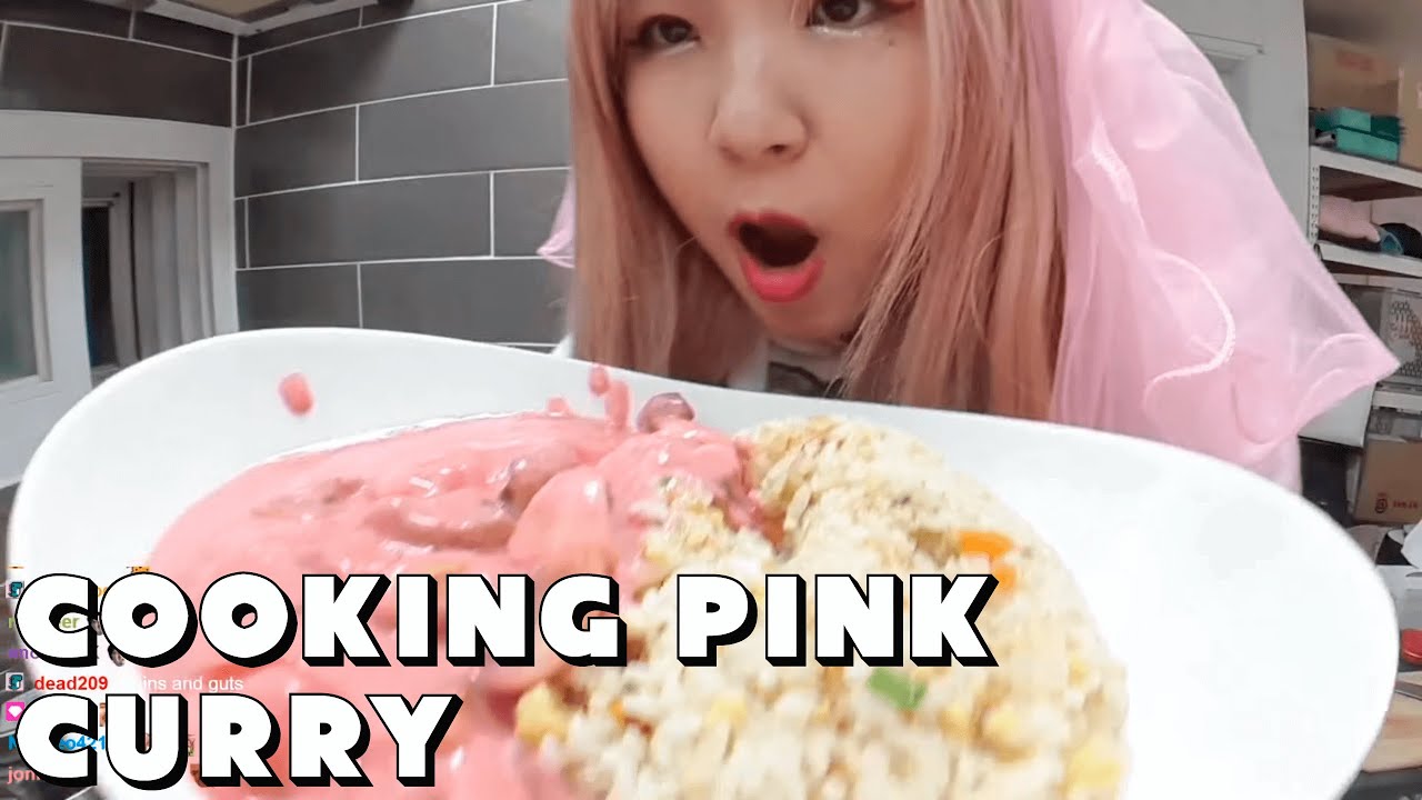 [May 5th, '21] Cooking pink curry + Discord react - PC stream - YouTube