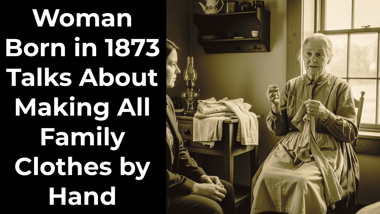 Woman Born in 1873 Tells How She Made All the Family's Clothes by Hand ...