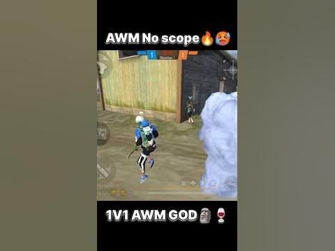 1V1🥶AWM No scope🤐🔥 WHEN I GET AWM ITS A PROBLEM FOR THEM🗿😎#shorts #freefire #awm #totalgaming ...