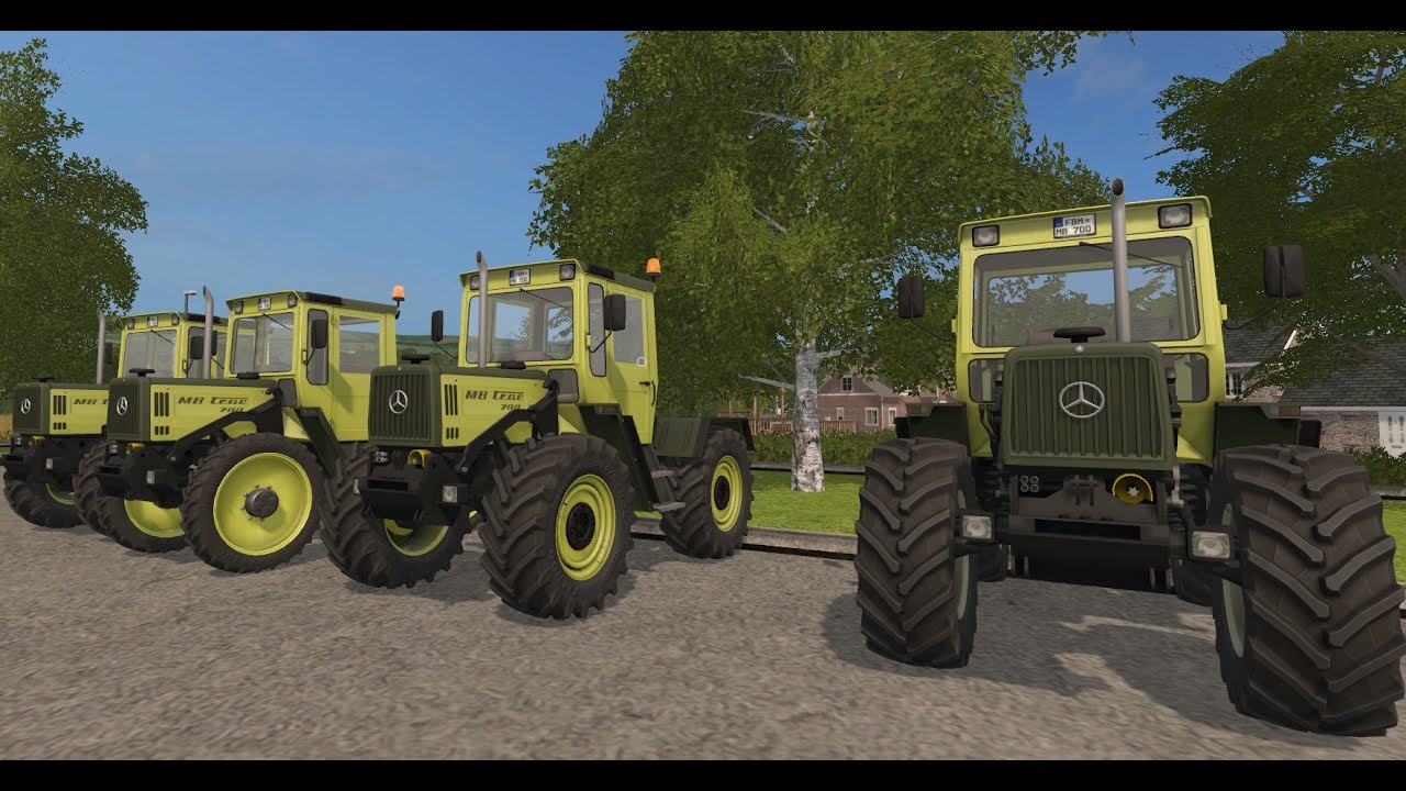 FS17 Mod Reviews Mercedes Benz TRAC PACK v1.0 - YouTube