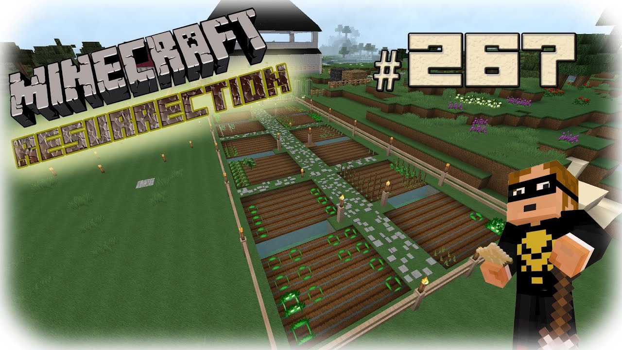Ein schönes Beet zum ausspannen - #267 ★ Minecraft Resurrection ★ - YouTube