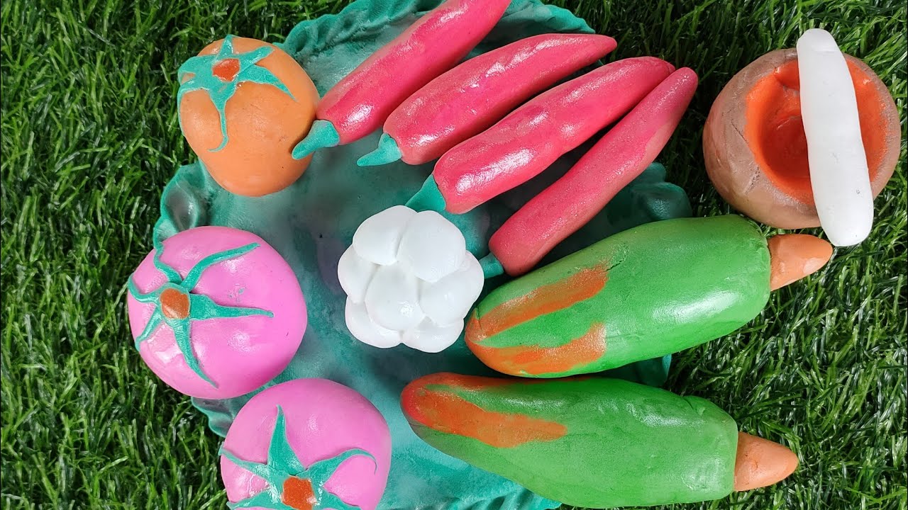 Clay cracking ASMR # cracking light plasticine #clay - YouTube