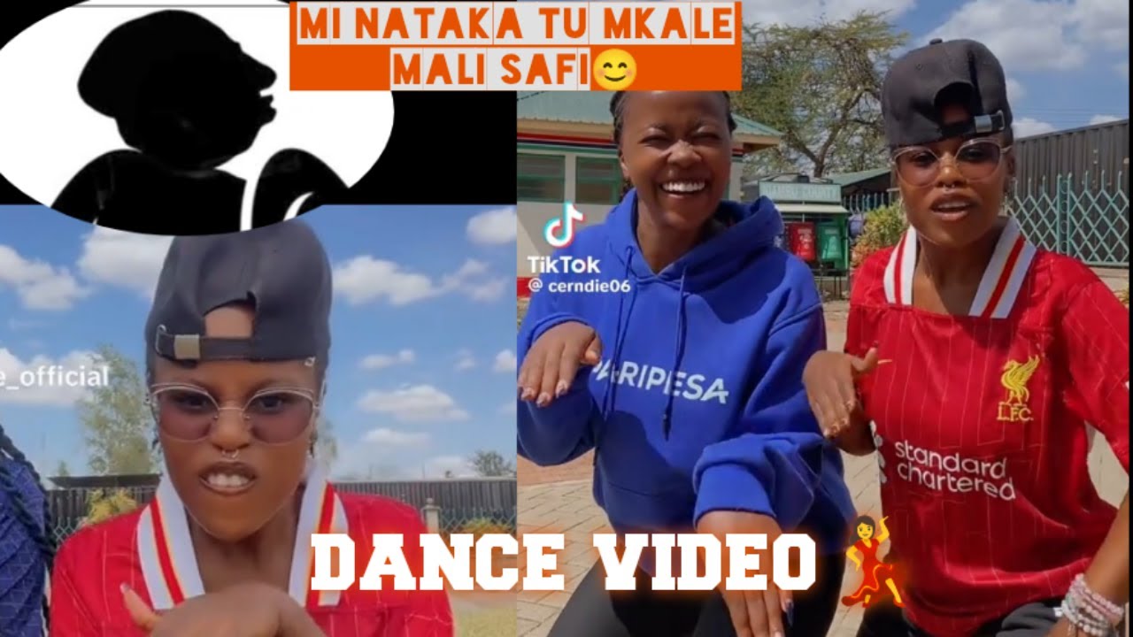 Mi nataka tu mkale,Mali safi😊 dance video 🔥💃 - YouTube Music