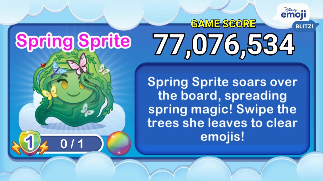 Disney Emoji Blitz SPRING SPRITE (L1) - Fantasia - v61 - YouTube