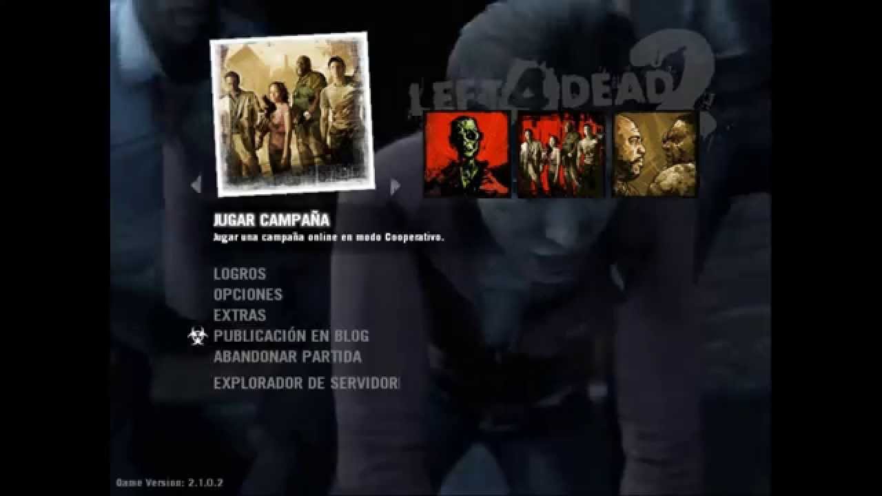 Tutorial como cambiar menu de left 4 dead 2 - YouTube