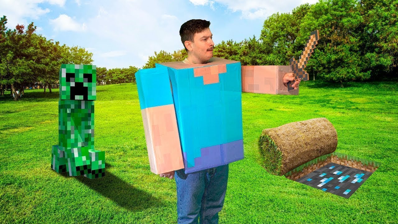 MINECRAFT IN REAL LIFE - YouTube