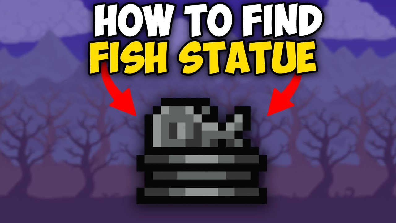 How to Get FISH STATUE in Terraria 1.4.4.9 | Fish Statue Seed 1.4.4.9 ...
