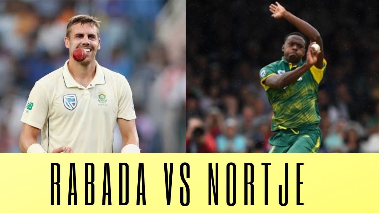 Nortje vs Rabada bowling comparison | HD | 1080p . - YouTube
