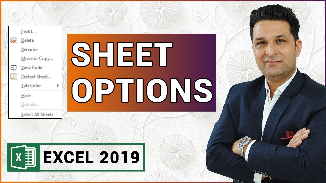How to sheet in excel | Sheet Options in Excel | Microsoft Excel ...