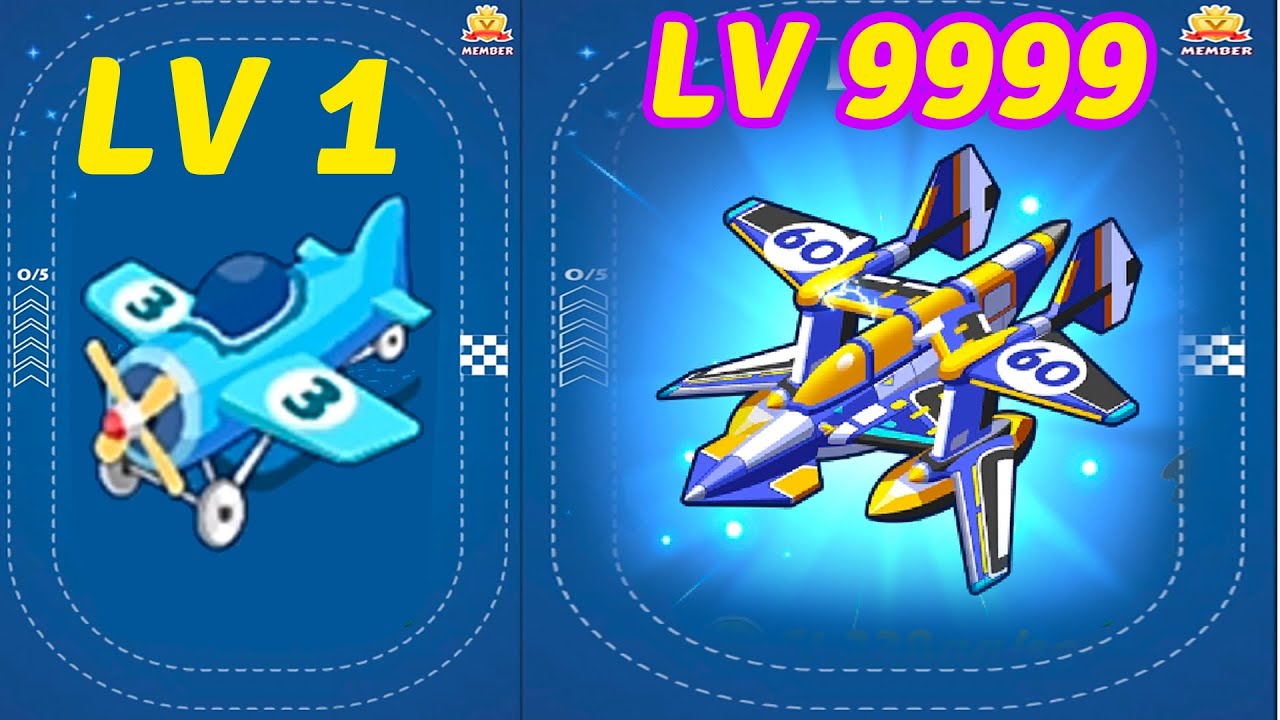 Merge Airplane Cute Plane Merger Unlocked All Levels Airplane Gameplay ...
