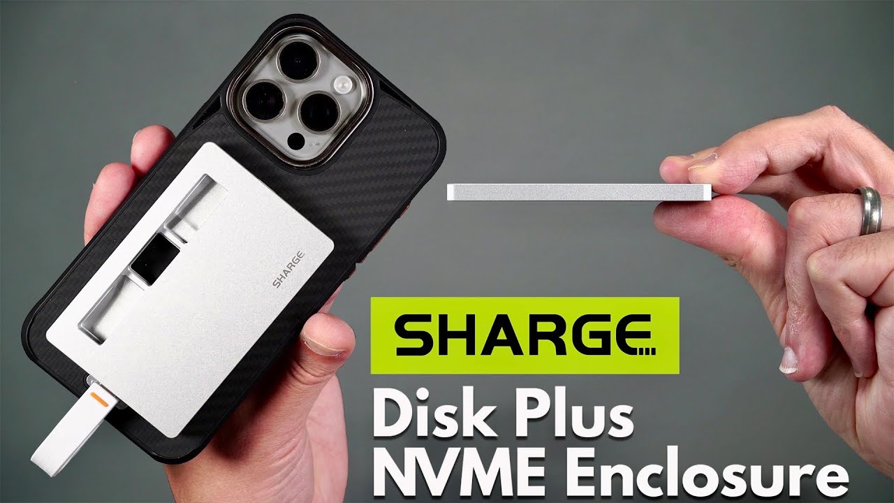 SHARGE Disk Plus NVME Enclosure - Every enclosure should have this ...