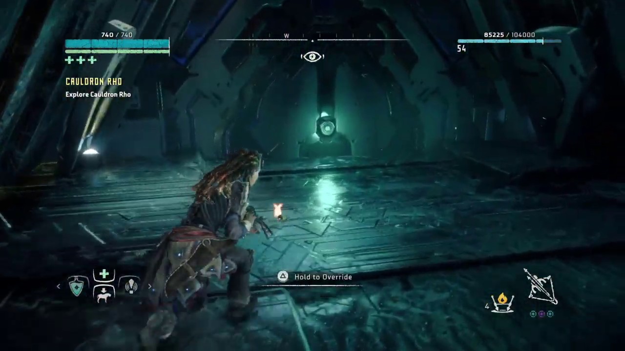 HOW TO WIN Horizon Zero Dawn OVERRIDE CAULDRON RHO - YouTube
