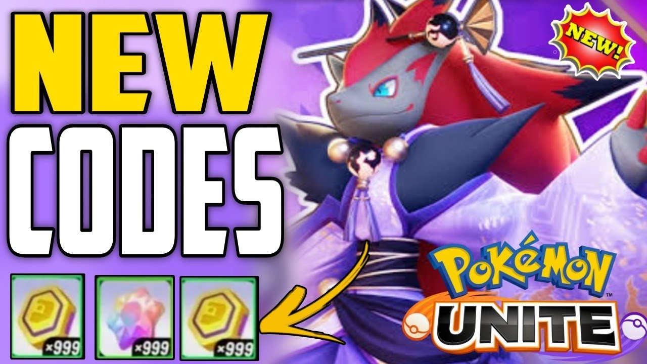 💥NEW Codes!!💥 POKEMON UNITE GIFT CODES 2024 / POKEMON UNITE CODES 2024 ...