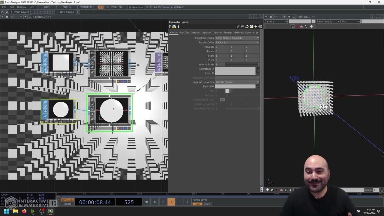 Generative Camera Paths in TouchDesigner - TouchDesigner Tutorial 110 - YouTube