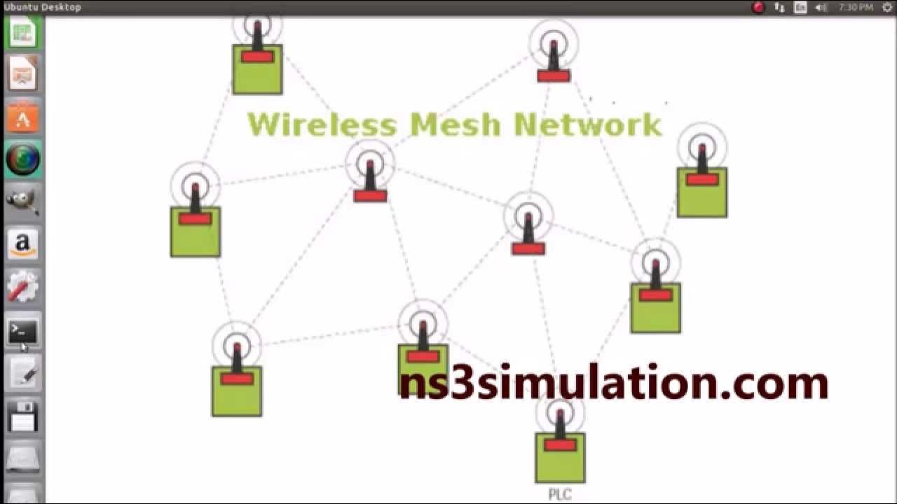 Wireless Mesh Network Projects using Ns3 simulation Projects - YouTube